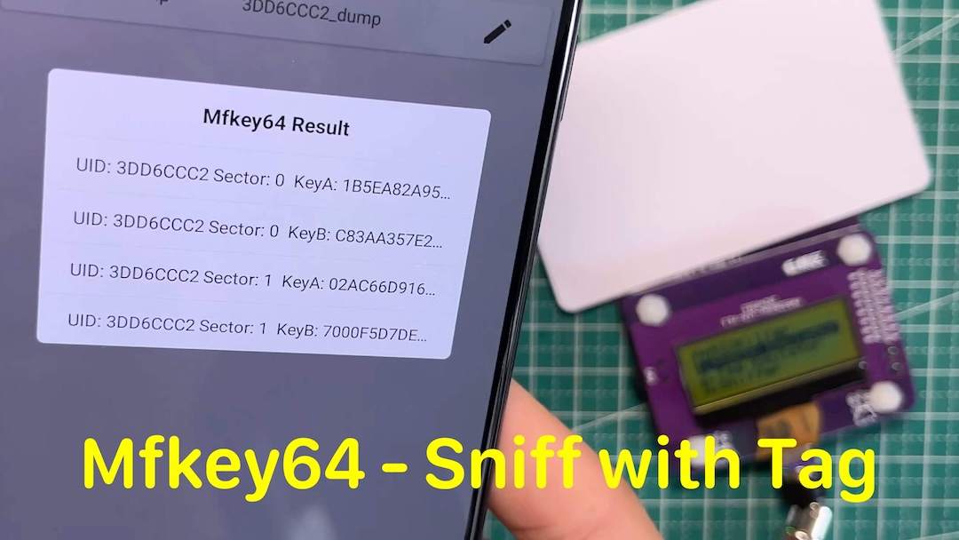 How to use MFKey64 - PN532Killer